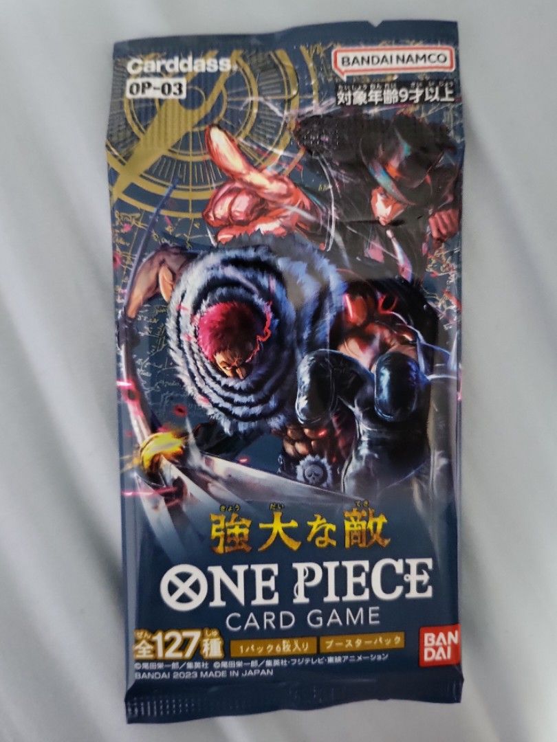 One Piece OP-03 Booster Packs, Hobbies & Toys, Toys & Games on Carousell