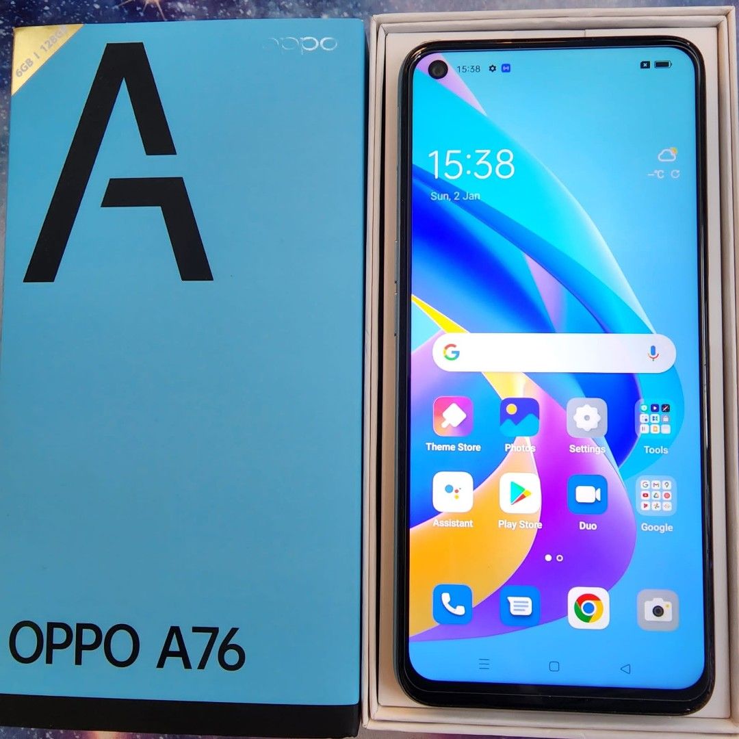 OPPO A76 128GB+6RAM (LIKE NEW) WARRANTY:14-06-2024, Mobile Phones ...