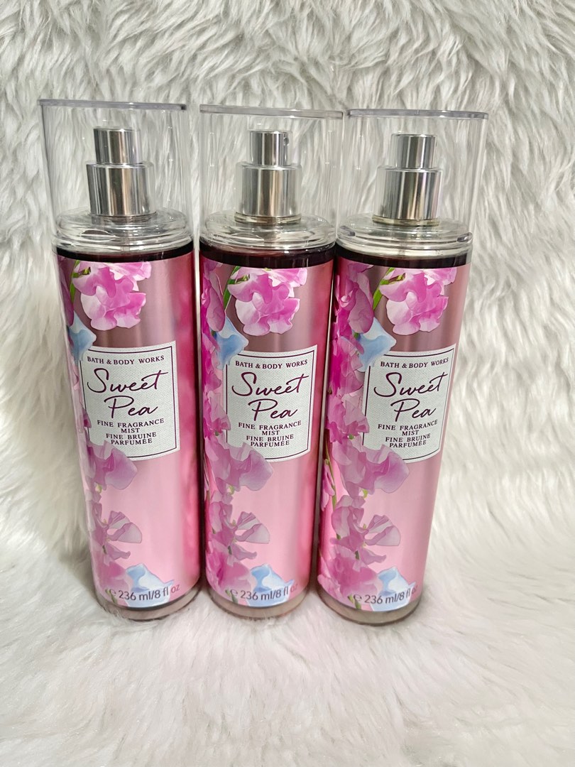 Original Bath and Body Works Sweet Pea Fragrance Mist, Beauty & Personal Care, Fragrance ...