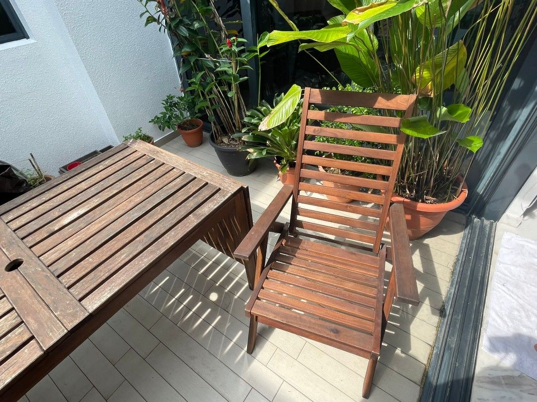 Ikea Outdoor chair robust and great shape, Furniture & Home Living ...