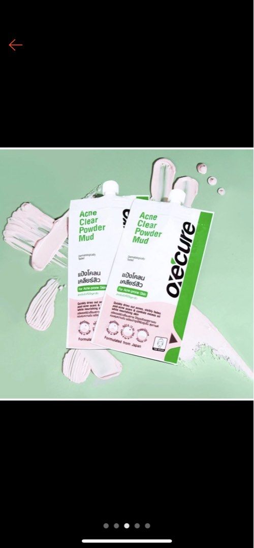 Oxecure Acne Pink Mud Powder, Beauty & Personal Care, Face, Face Care ...