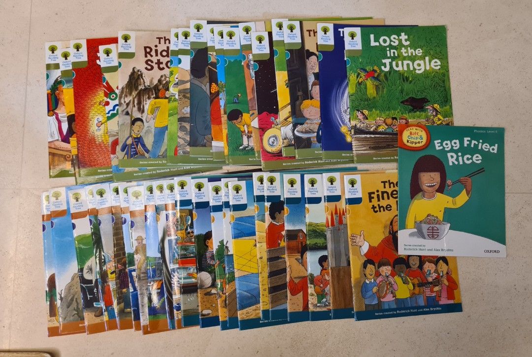 Oxford reading tree level 7 to 9 (40 books) + 1 Free level 5 book ...