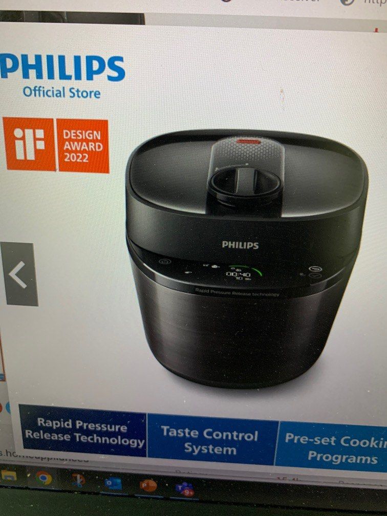 Philips all in one cooker pressurized, TV & Home Appliances, Kitchen ...