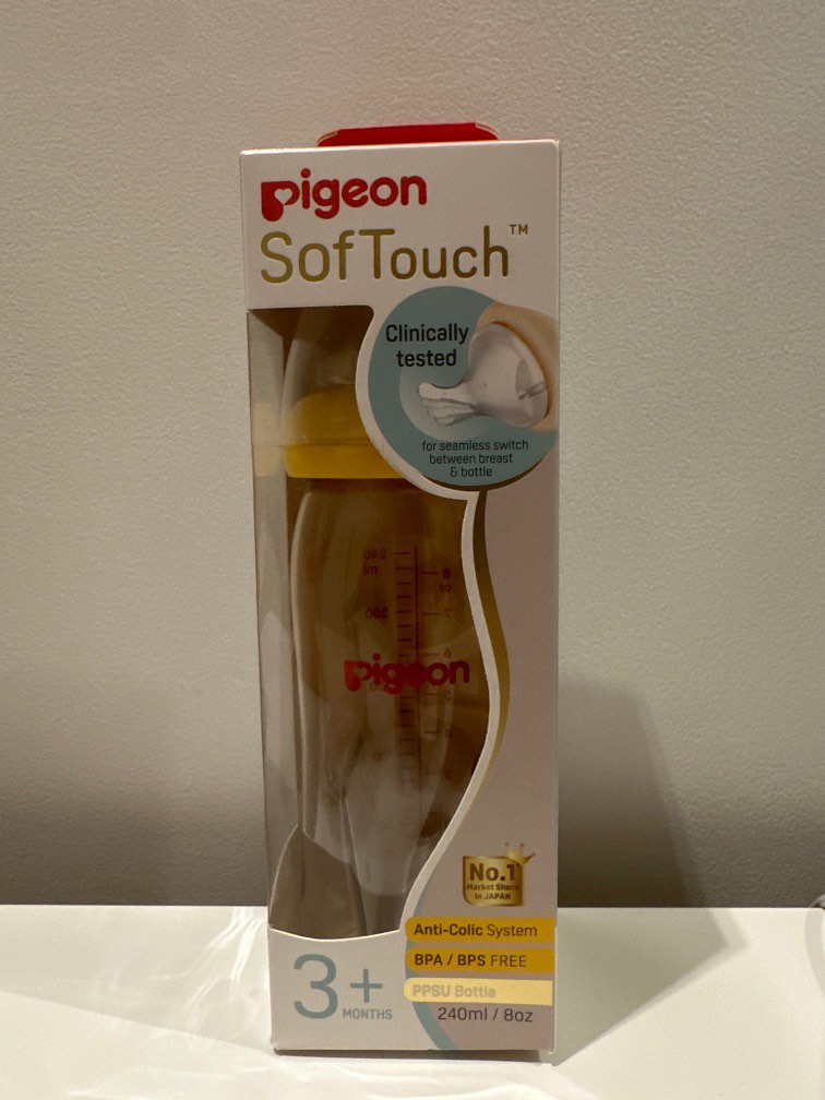 Pigeon Soft Touch Feeding Bottle, Babies & Kids, Nursing & Feeding, Breastfeeding & Bottle ...