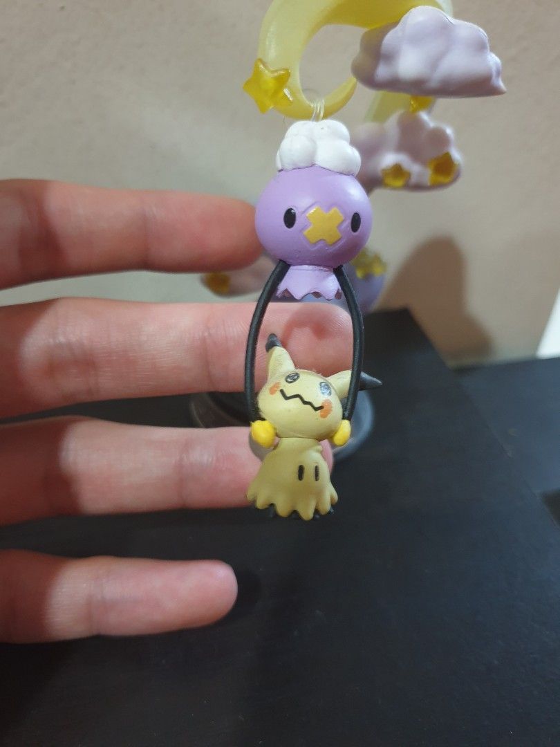 Pokemon Figures - Drifloon & Mimikyu, Ampharos - 2021 Re-Ment Swing ...