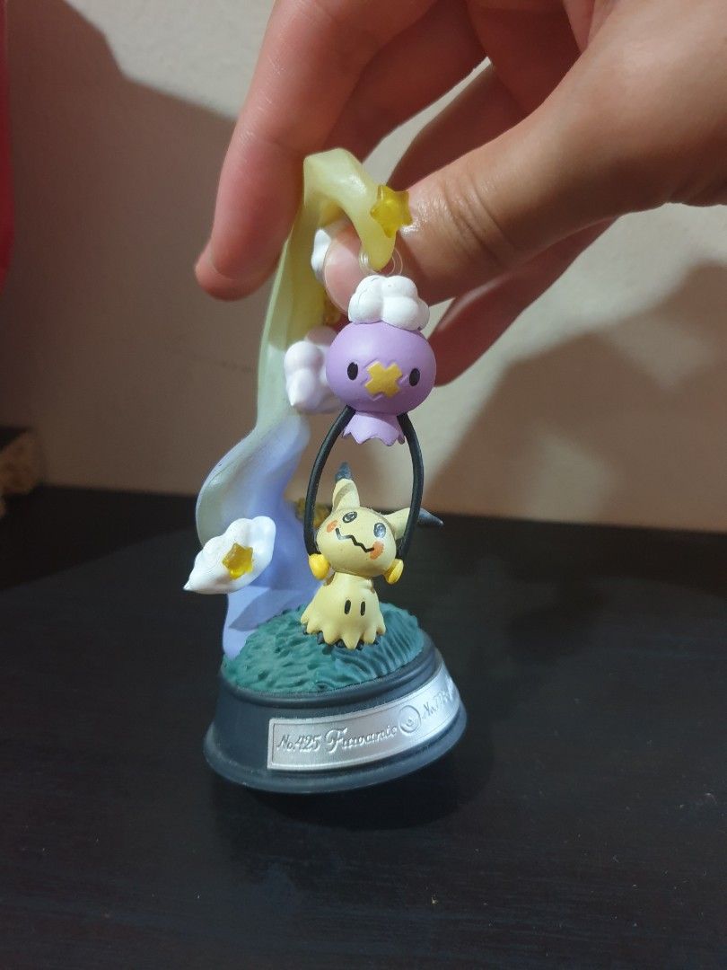 Pokemon Figures - Drifloon & Mimikyu, Ampharos - 2021 Re-Ment Swing ...