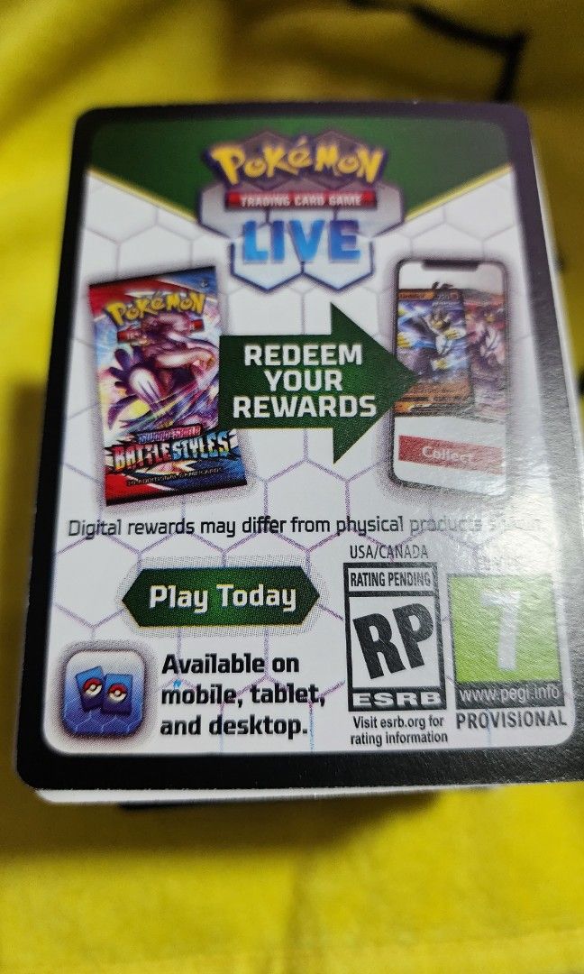 Pokemon live code card, Hobbies & Toys, Toys & Games on Carousell