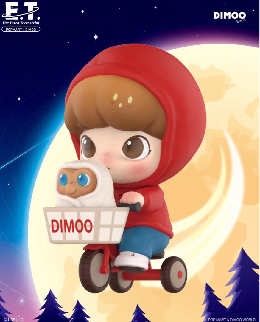 Pop Mart Dimoo E.T. Figurine, Hobbies & Toys, Toys & Games on Carousell