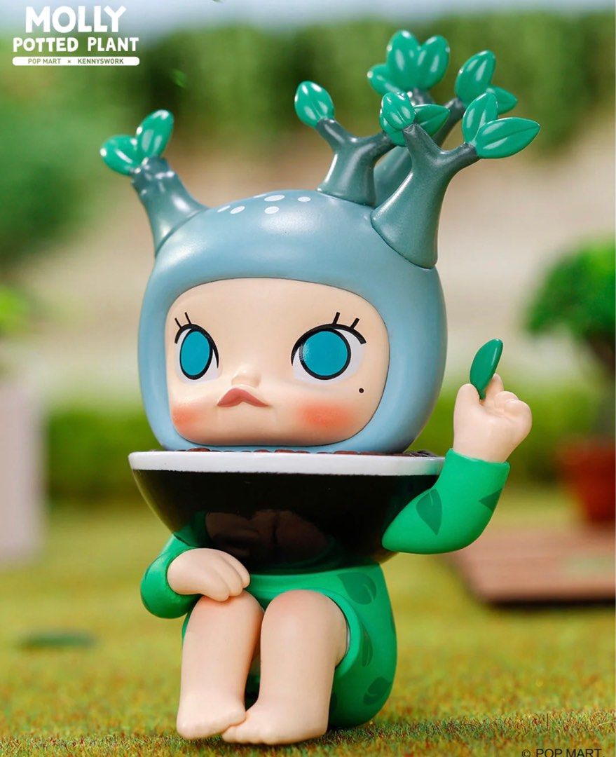 Pop Mart Molly Plant Figurine, Hobbies & Toys, Toys & Games on Carousell