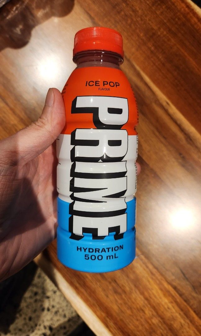 Prime Hydration Ice Pop Flavour Logan Paul and KSI Hydration drink ...