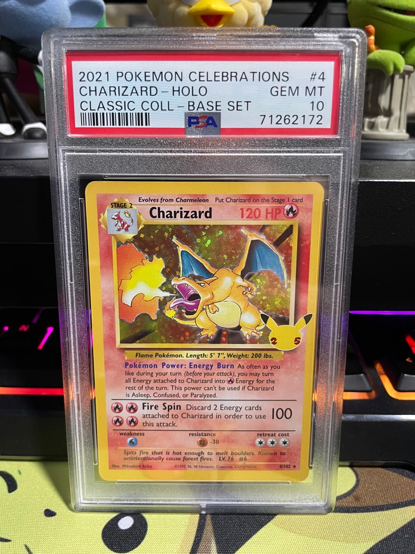PSA 10 Charizard Pokemon Celebrations, Hobbies & Toys, Memorabilia & Collectibles, Vintage ...