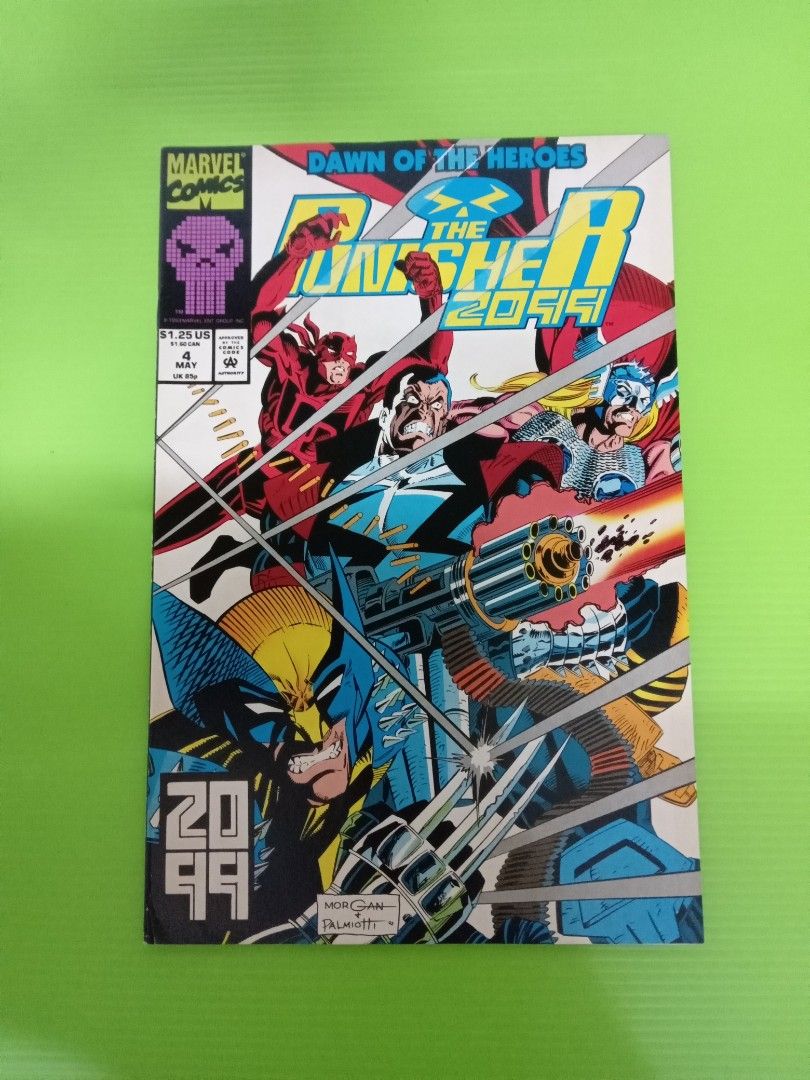 Punisher 2099 #4 ( Tom Morgan - Cover Art ) Marvel Comics, Hobbies ...