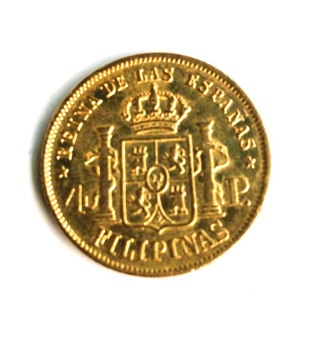 Philippines Queen Isabel Gold Coin, Hobbies & Toys, Memorabilia ...