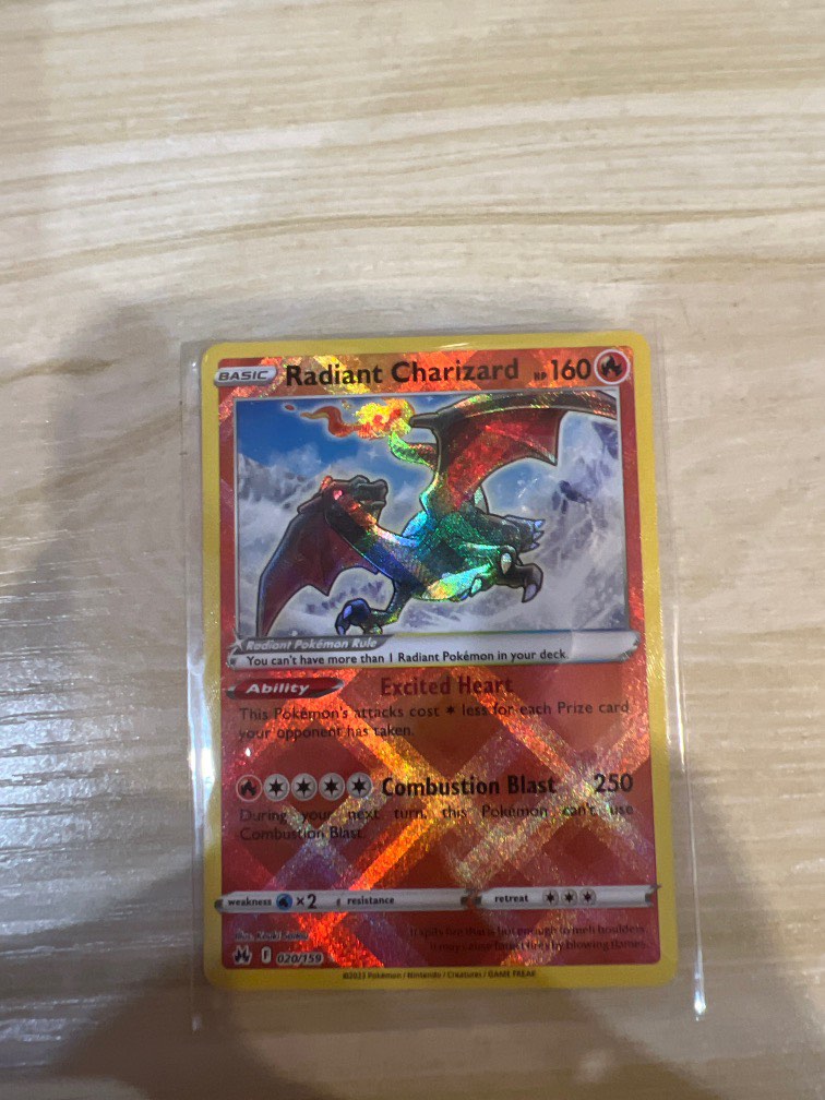 radiant charizard ( crown zenith ), Hobbies & Toys, Toys & Games on ...