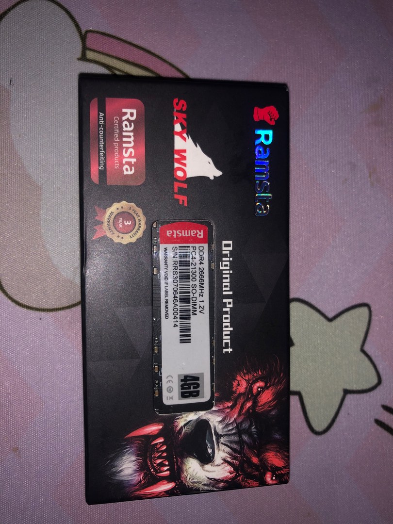 Ramsta DDR4 RAM 4GB, Computers & Tech, Parts & Accessories, Computer ...