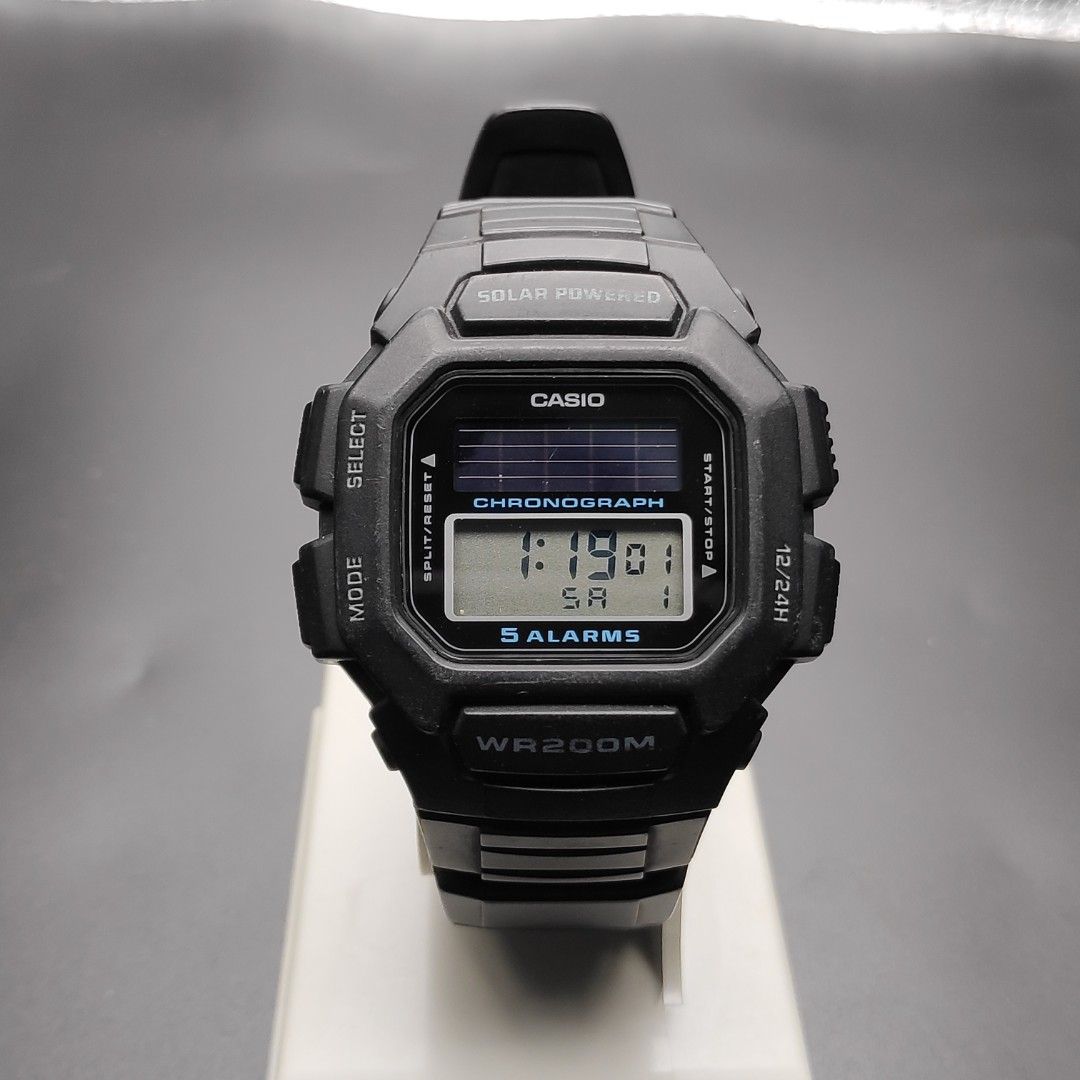 Rare Vintage casio solar HDD-S100, Men's Fashion, Watches & Accessories ...