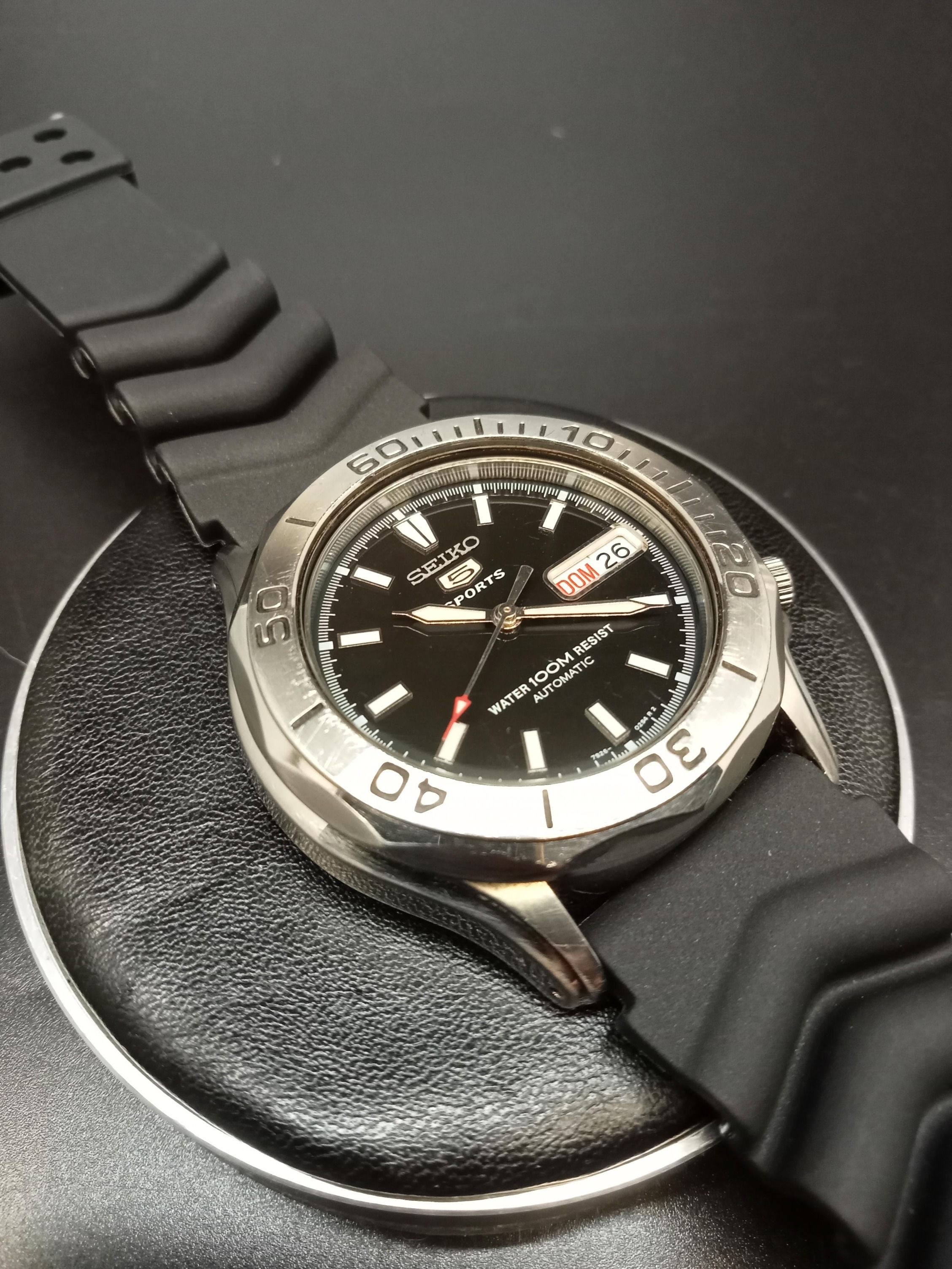 Rare! Vintage December 2003 Seiko 5 Sports Divers SNK031 7S26-01G0 21J ...