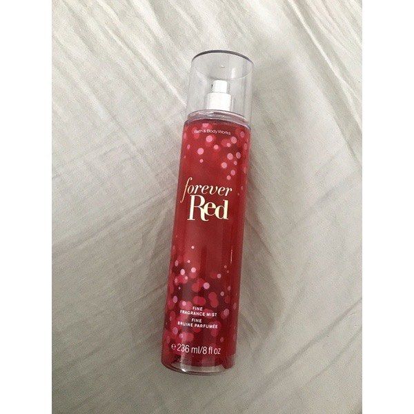 Ready Stock forever red bath & body works body 236ml, Beauty & Personal ...