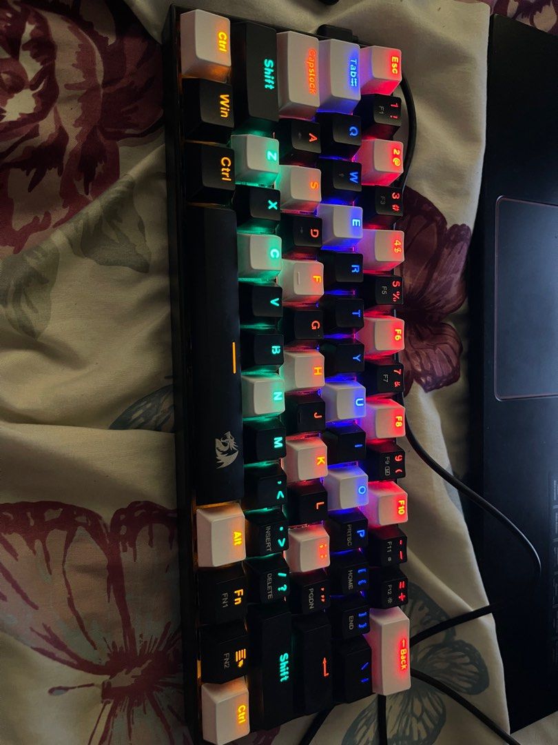 Red Dragon Mechanical Keyboard on Carousell