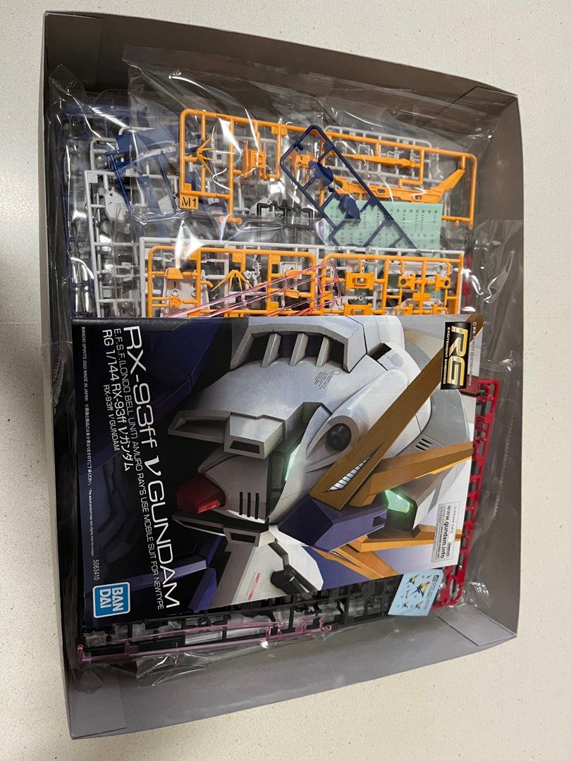 RG Nu gundam FF Premium Bandai, Hobbies & Toys, Toys & Games on Carousell
