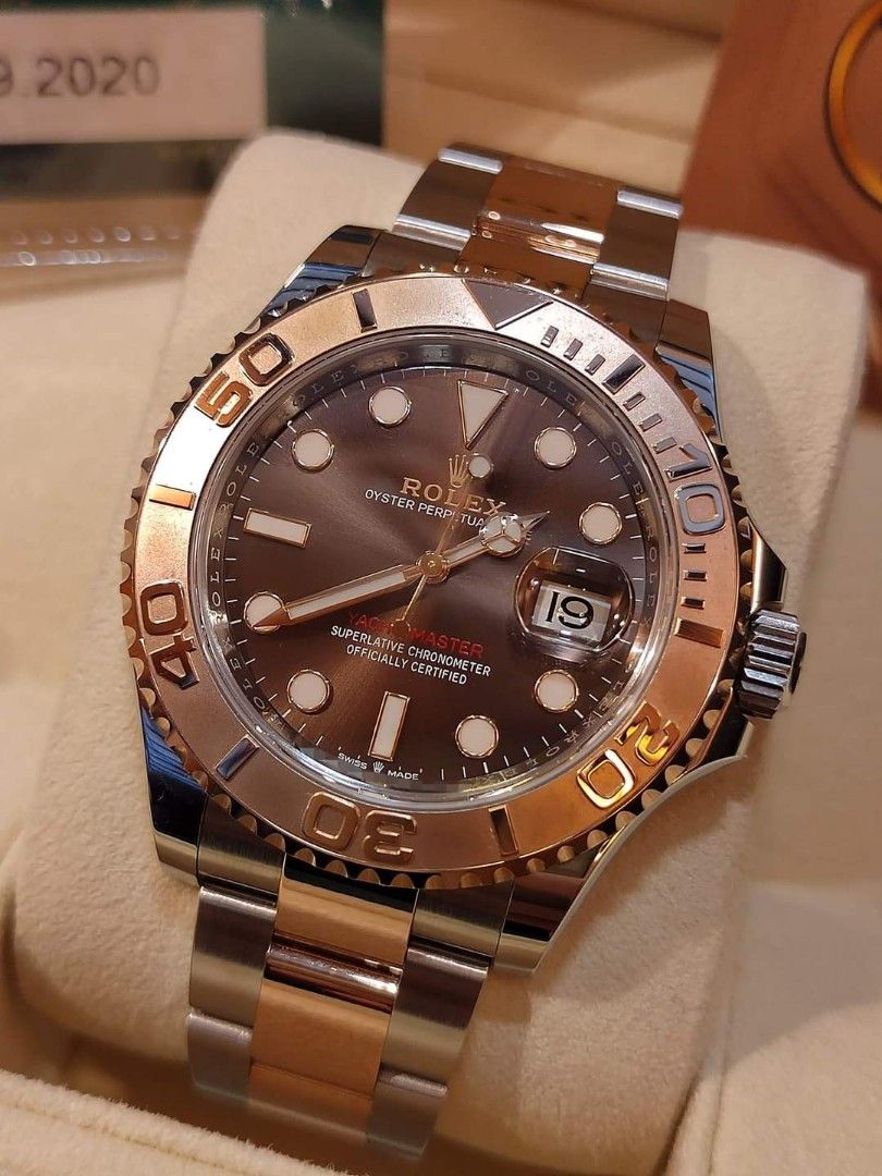 Rolex Yacht Master chocolate 126621, Luxury, Accessories on Carousell