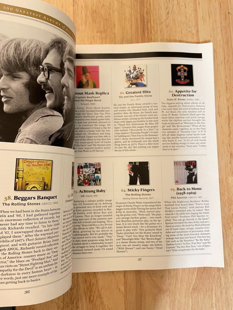 Rolling Stones 2012 500 Greatest Albums of All Time, Hobbies & Toys ...