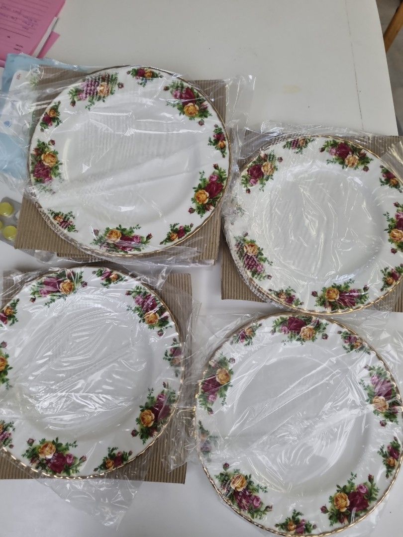 Royal Albert plates, Furniture & Home Living, Kitchenware & Tableware ...