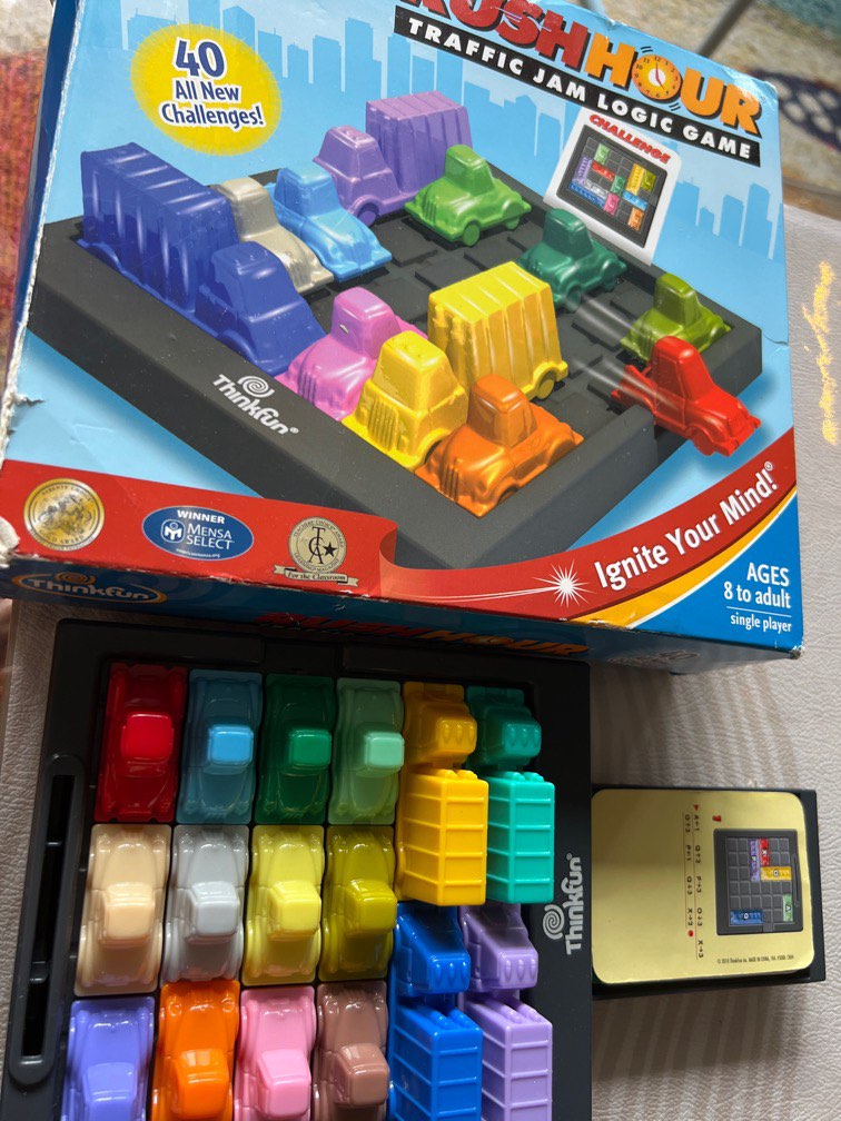 Rush Hour logic game, Hobbies & Toys, Toys & Games on Carousell