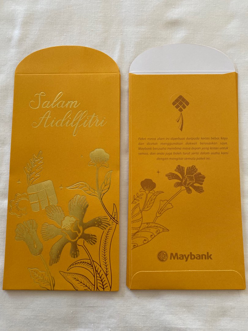Sampul Duit Raya - Maybank 2021 (8 pieces), Hobbies & Toys, Stationery ...