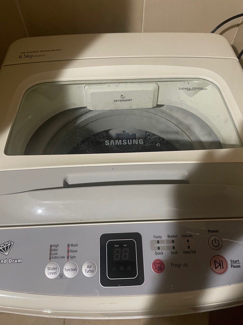 Samsung Diamond Drum 6.0 kg Top Load Washer, TV & Home Appliances ...
