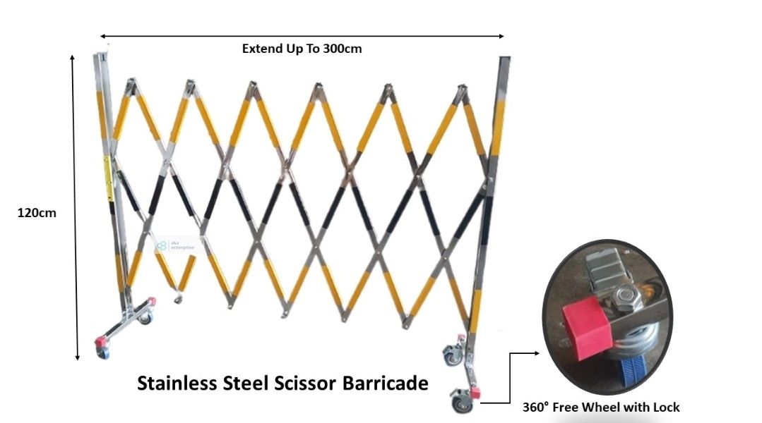 Scissors Barricade Stainless Steel, Furniture & Home Living, Security ...