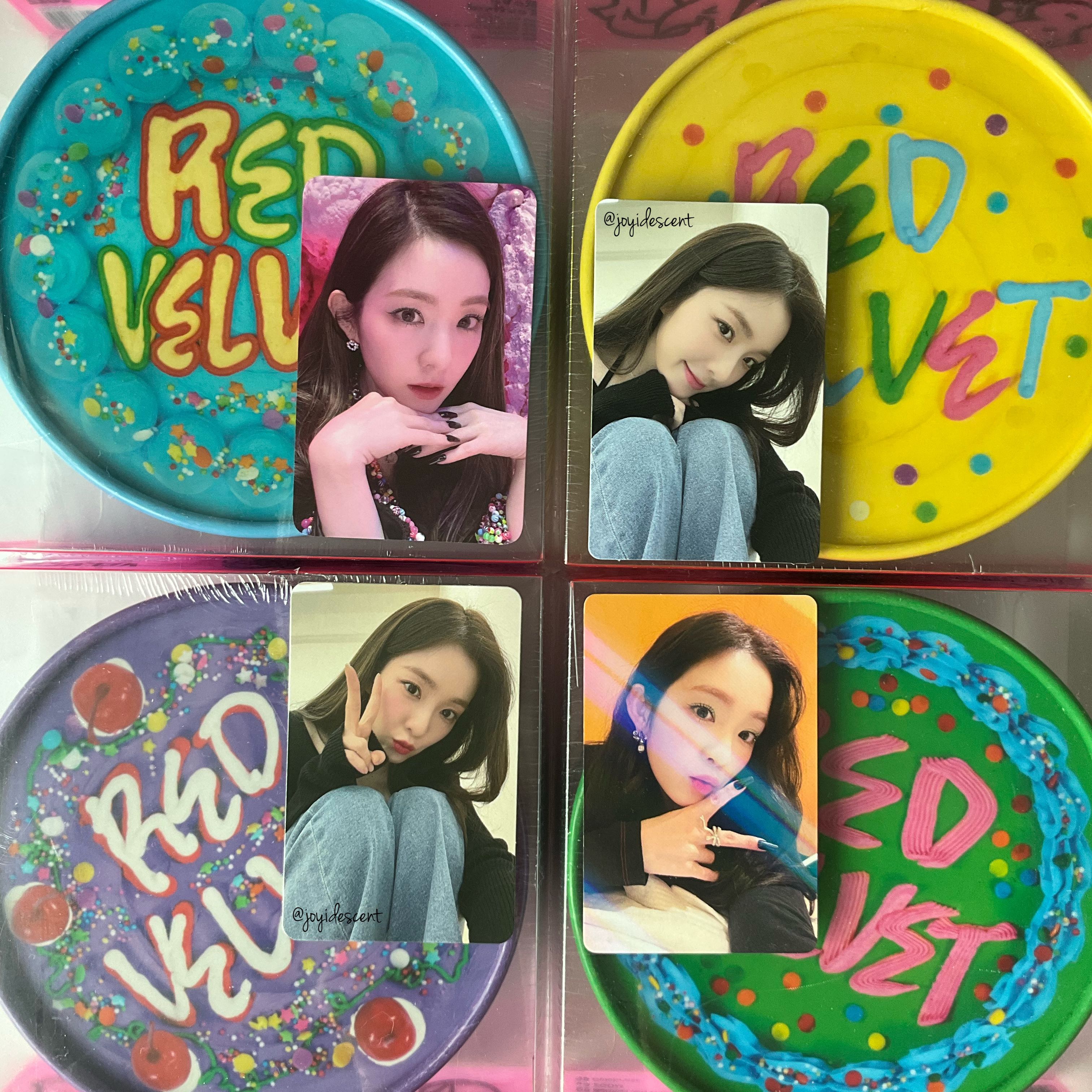 [SEALED] Red Velvet Birthday Cake albums with POB Irene Seulgi Wendy ...