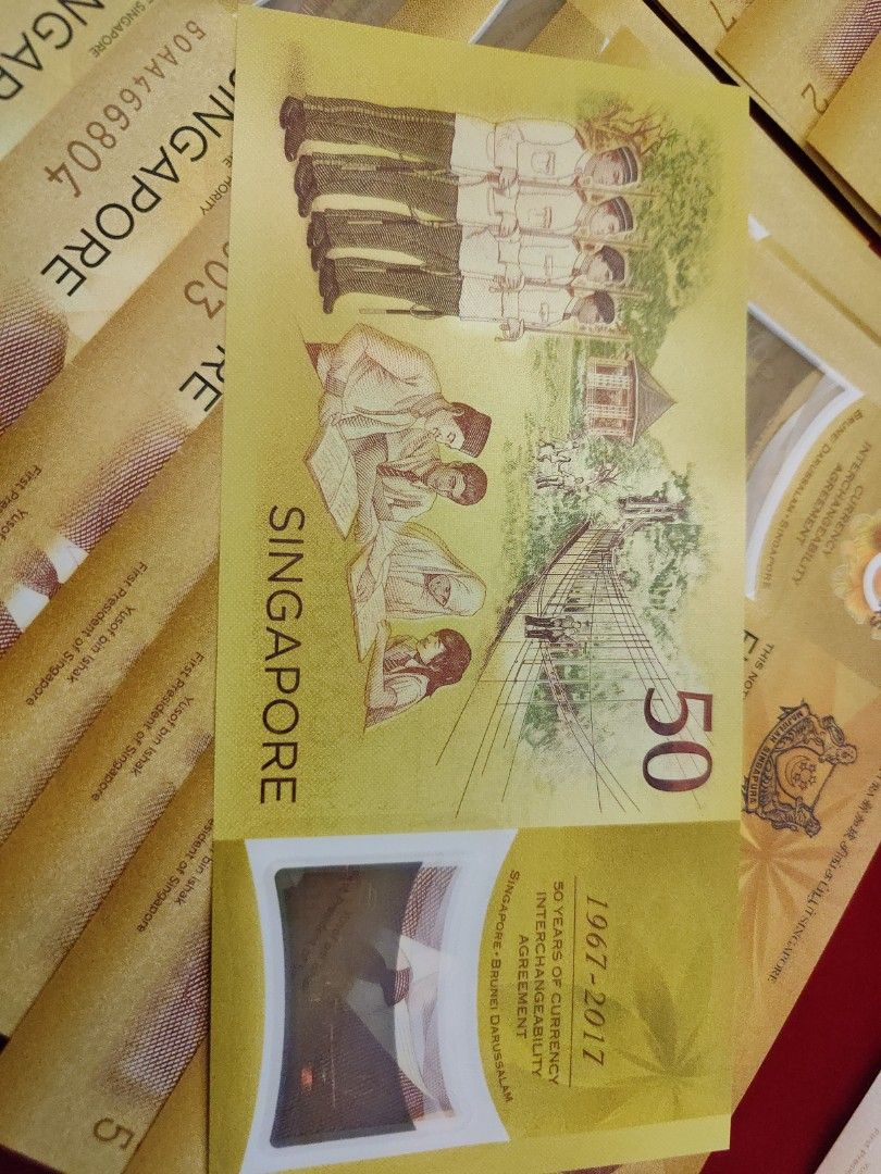 SG50 Commemorative Notes collectors notes, Hobbies & Toys, Memorabilia ...