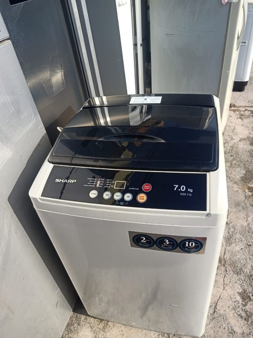 Sharp 7kg, TV & Home Appliances, Washing Machines and Dryers on Carousell