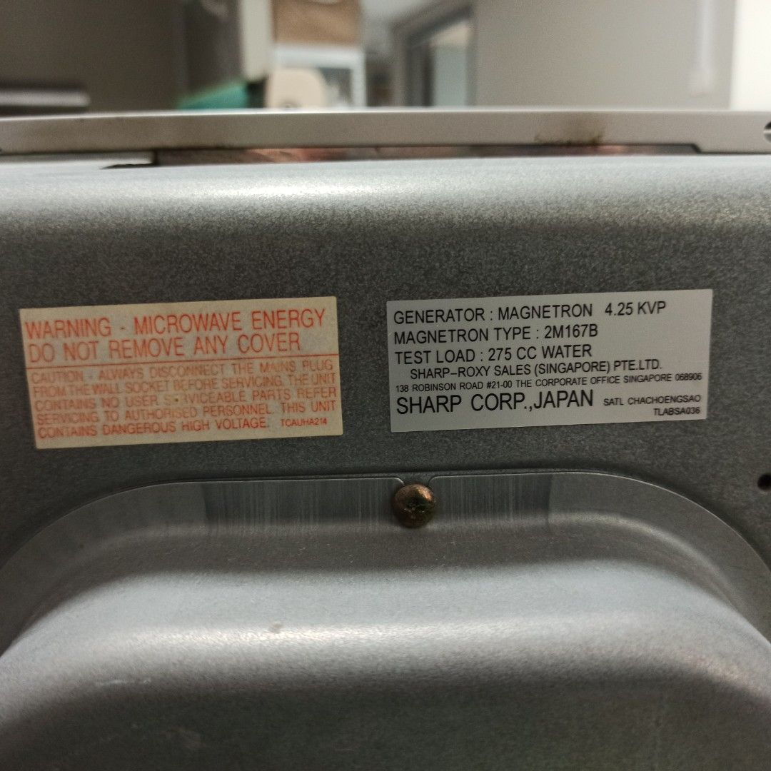 SHARP Convection Microwave Oven R888F, TV & Home Appliances, Kitchen ...