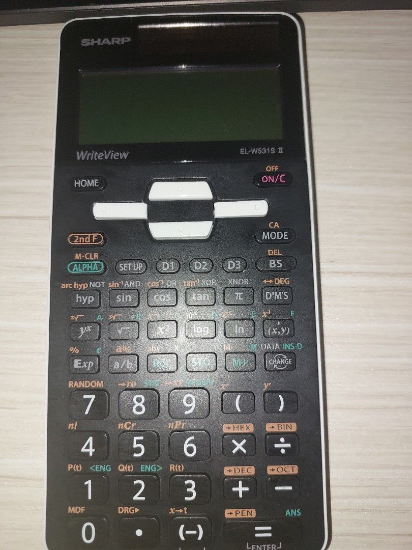 SHARP EL-W531S II Scientific Calculator APPROVED FOR PSLE/O/N/A level ...