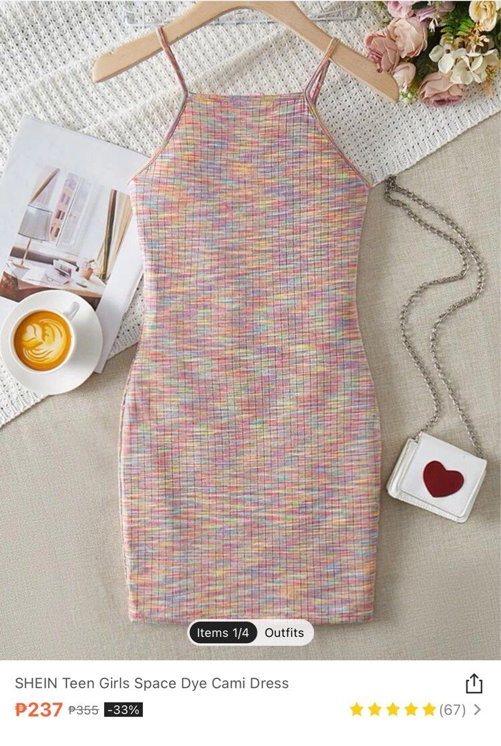 Shein Original mini pastel bodycon dress on Carousell
