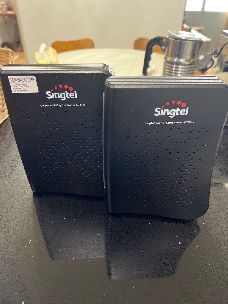 SingTel wifi gigabit router AC Plus, Computers & Tech, Office ...