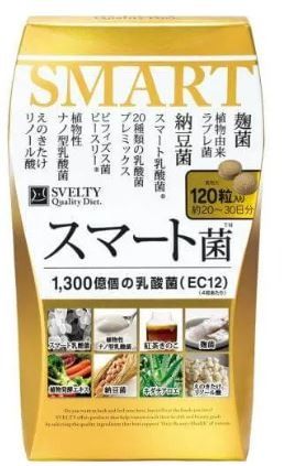 Smart Bacteria Probiotics, Japan SVELTY (120 tablets), Health ...