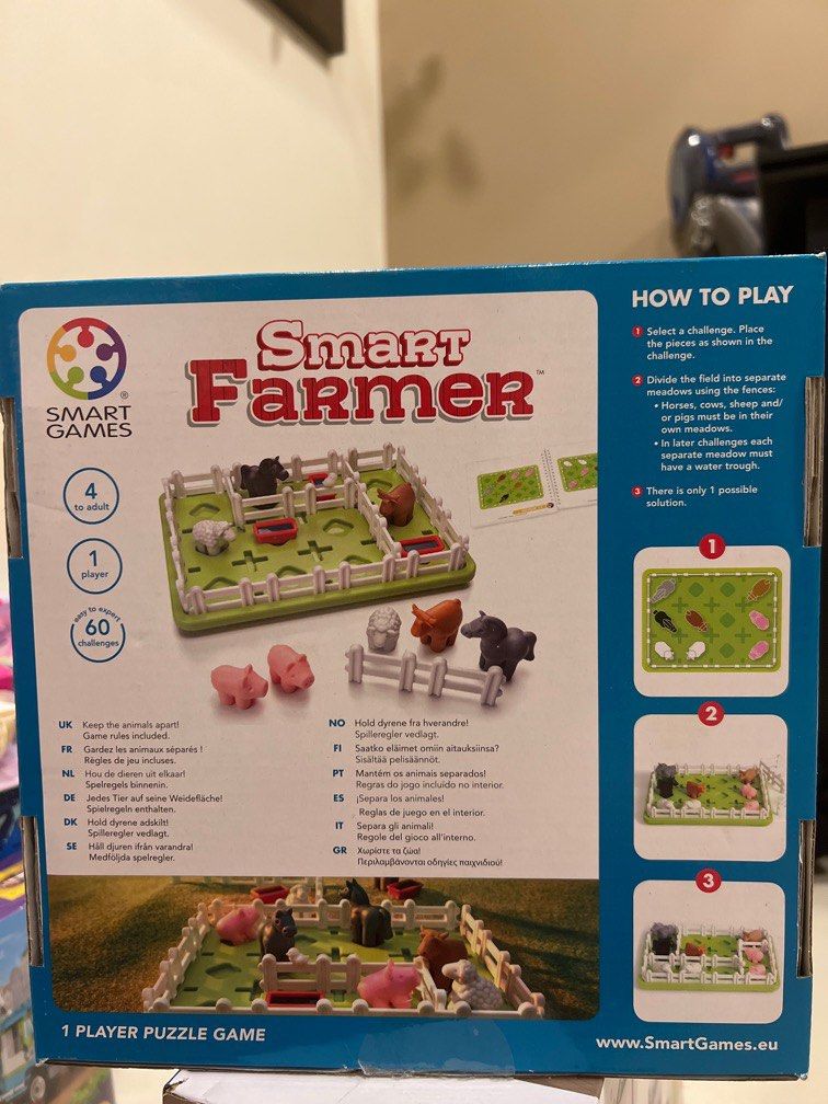 Smart Games - smart farmer, Hobbies & Toys, Toys & Games on Carousell