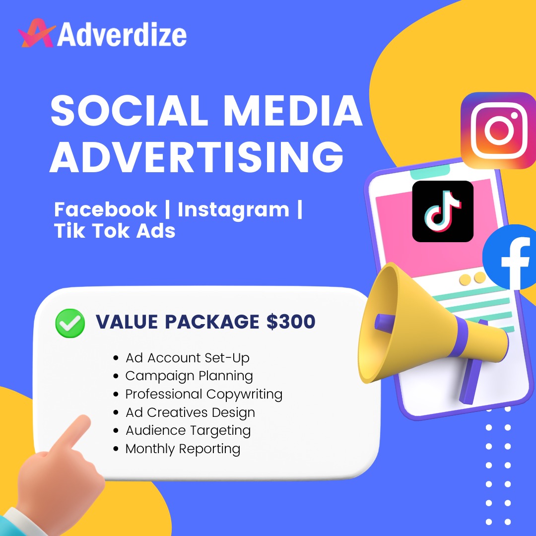 Social Media Ads (Facebook, Tik Tok, Instagram, LinkedIn Advertising ...