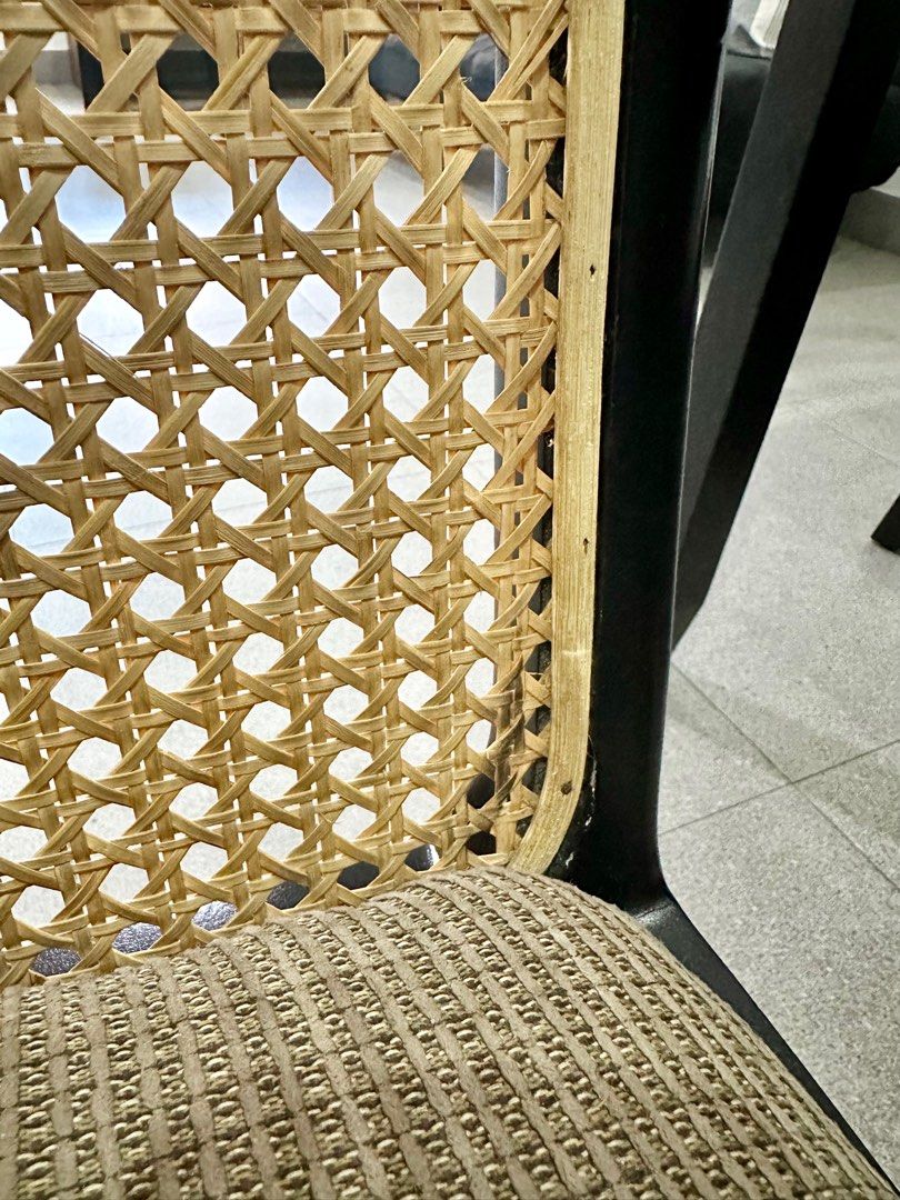 Solihiya Rattan Solid Wood Chair on Carousell