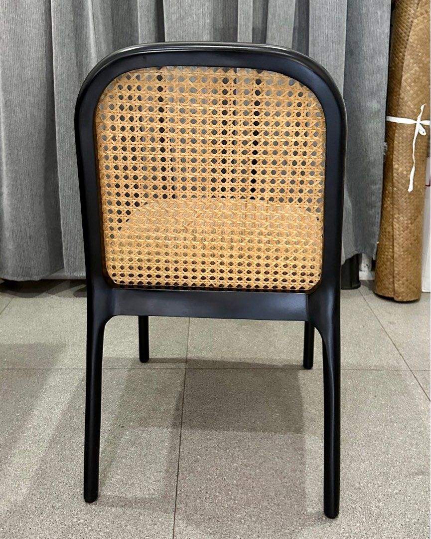 Solihiya Rattan Solid Wood Chair on Carousell
