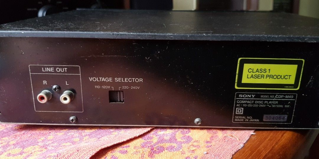 Sony CDP-M49 CD Player, Audio, Soundbars, Speakers & Amplifiers on ...