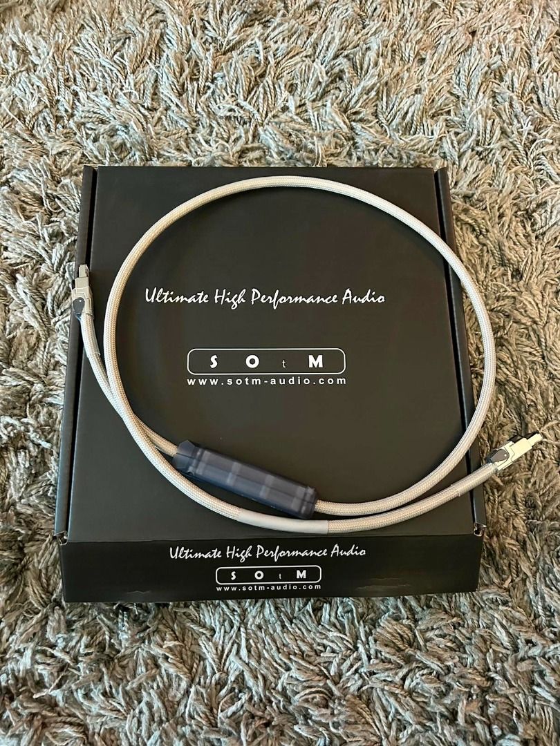 SOtM dCBL-CAT7 Audiophile Ethernet Cable 1.5m. Mint with box, Audio ...