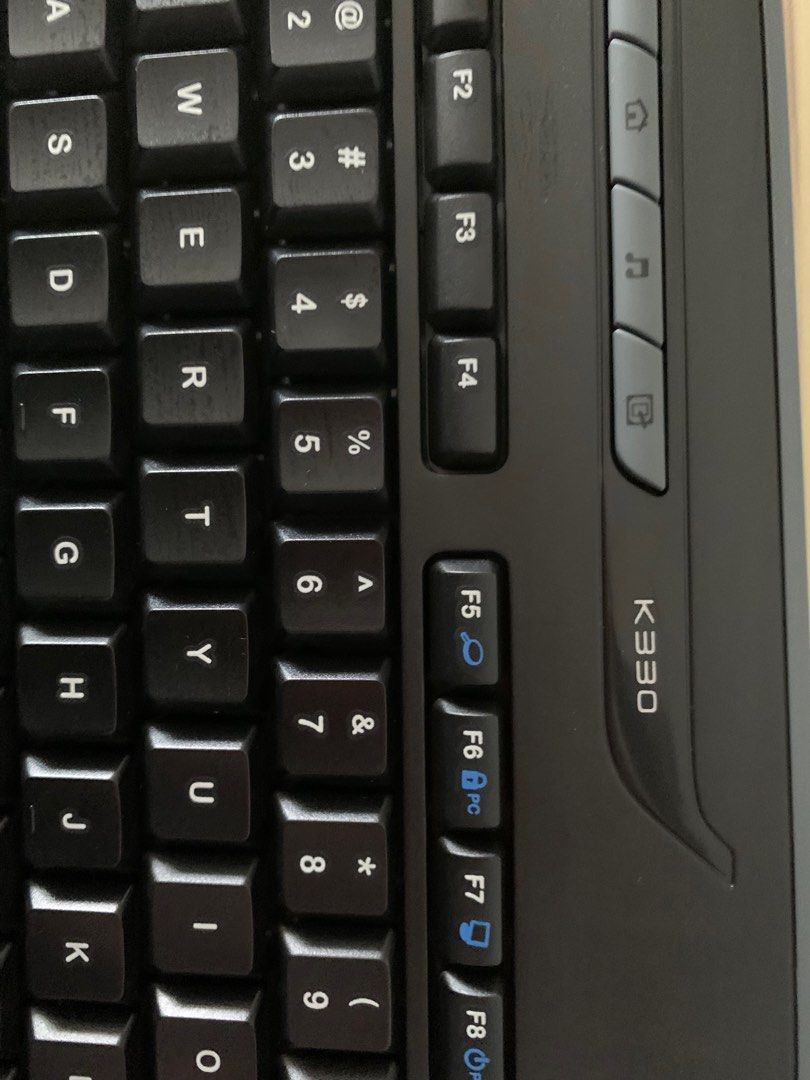 Spoilt Logitech Keyboard K330, Computers & Tech, Parts & Accessories ...