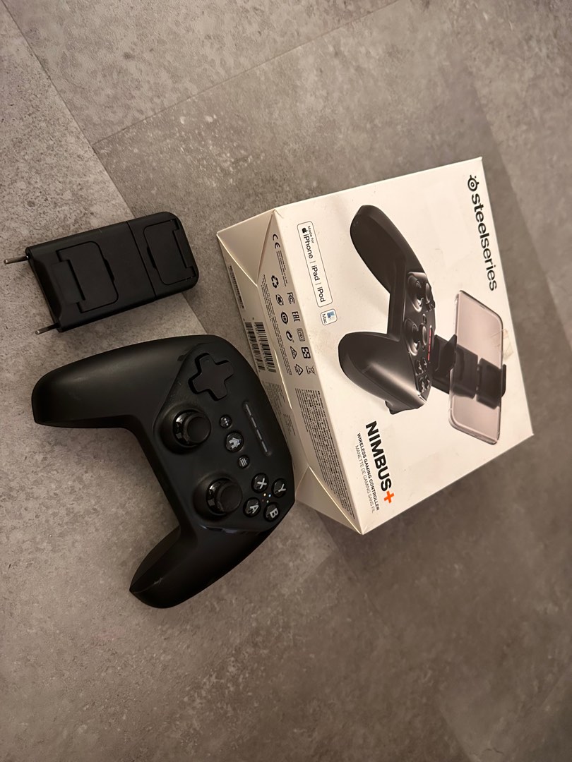 Steelseries Nimbus+ Bluetooth Mobile Gaming Controller, Video Gaming ...