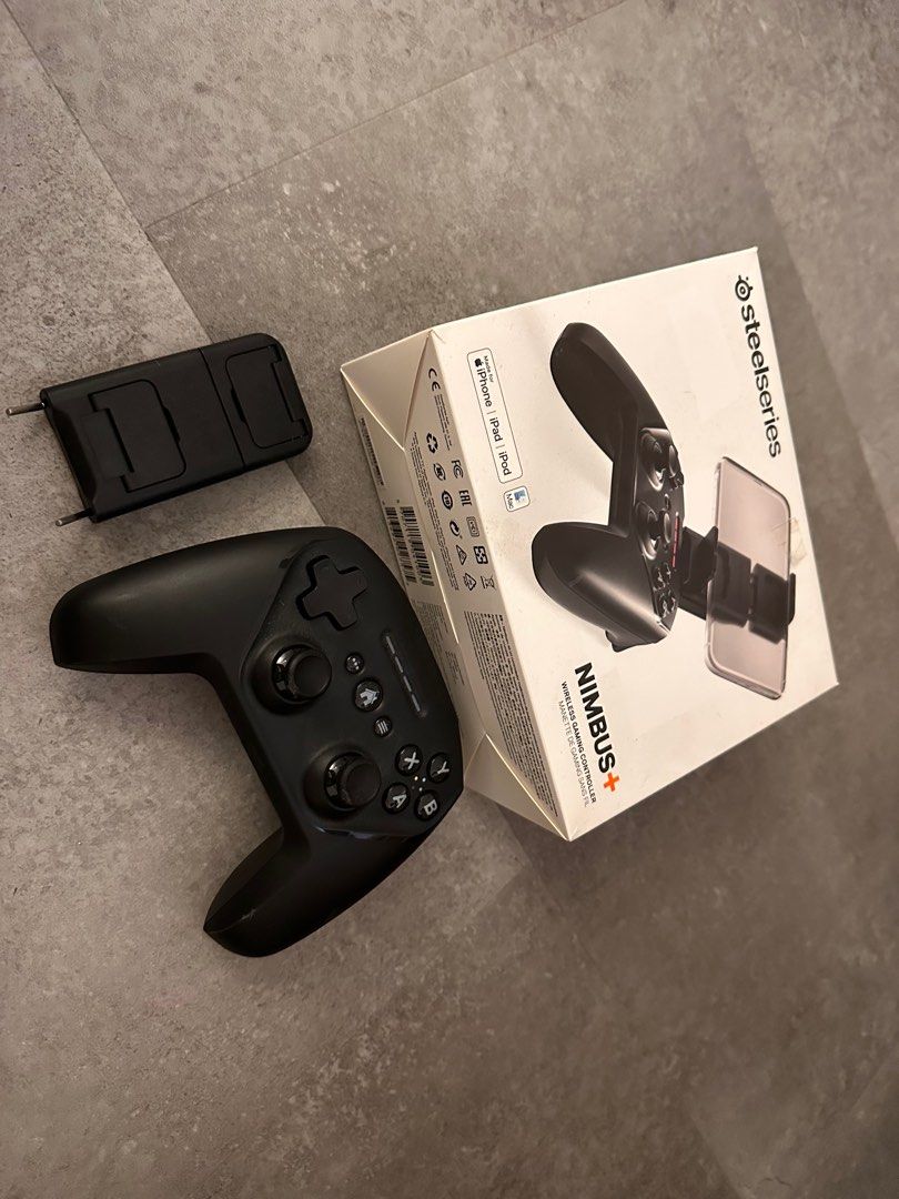 Steelseries Nimbus+ Bluetooth Mobile Gaming Controller, Video Gaming ...