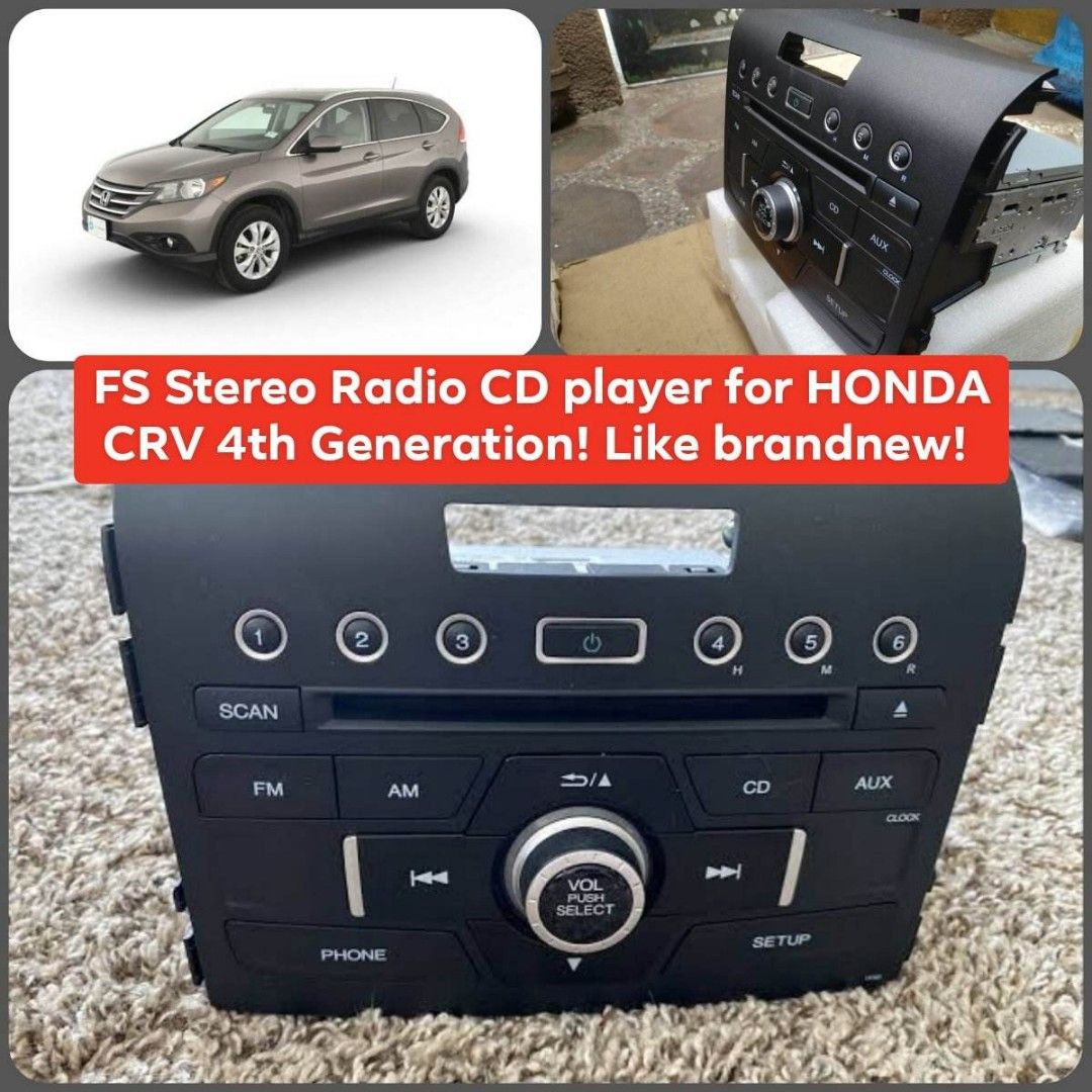 2005 Honda Crv Cdplayerstereo Youtube