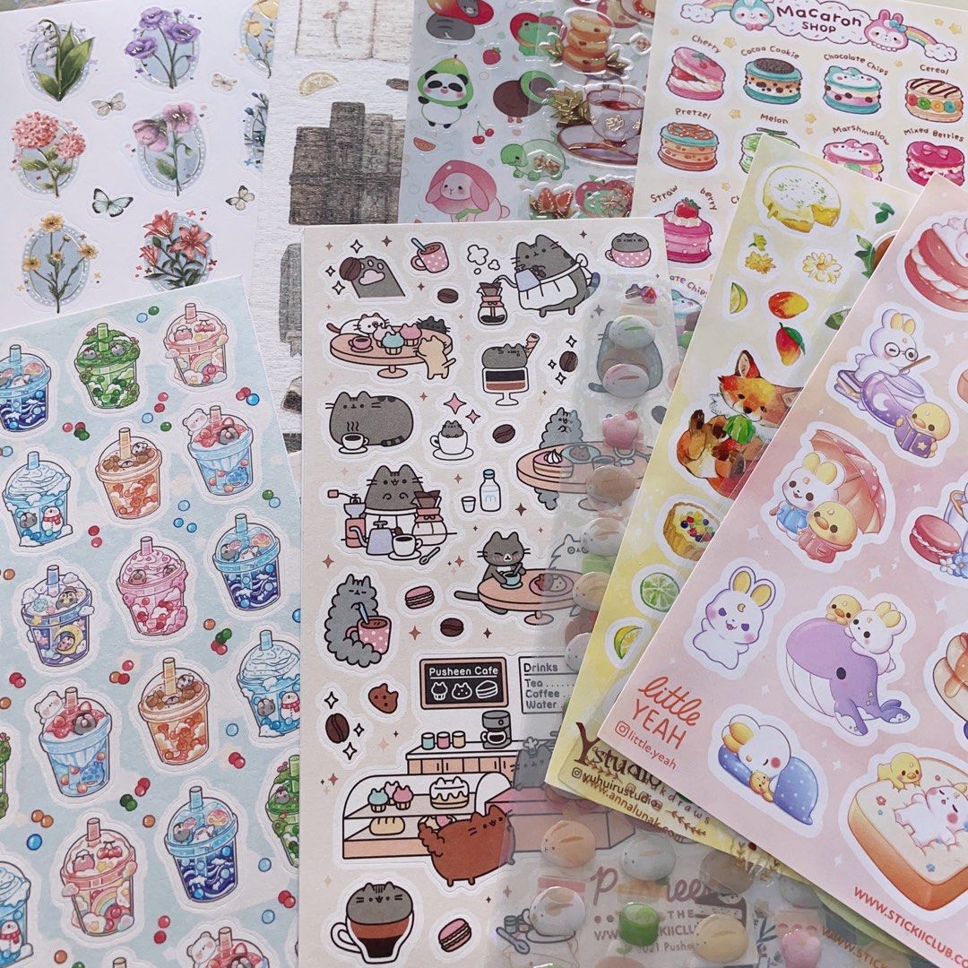 Stickii Club Stickers (2 for $5) Cute for BUJO Journal, Hobbies & Toys ...